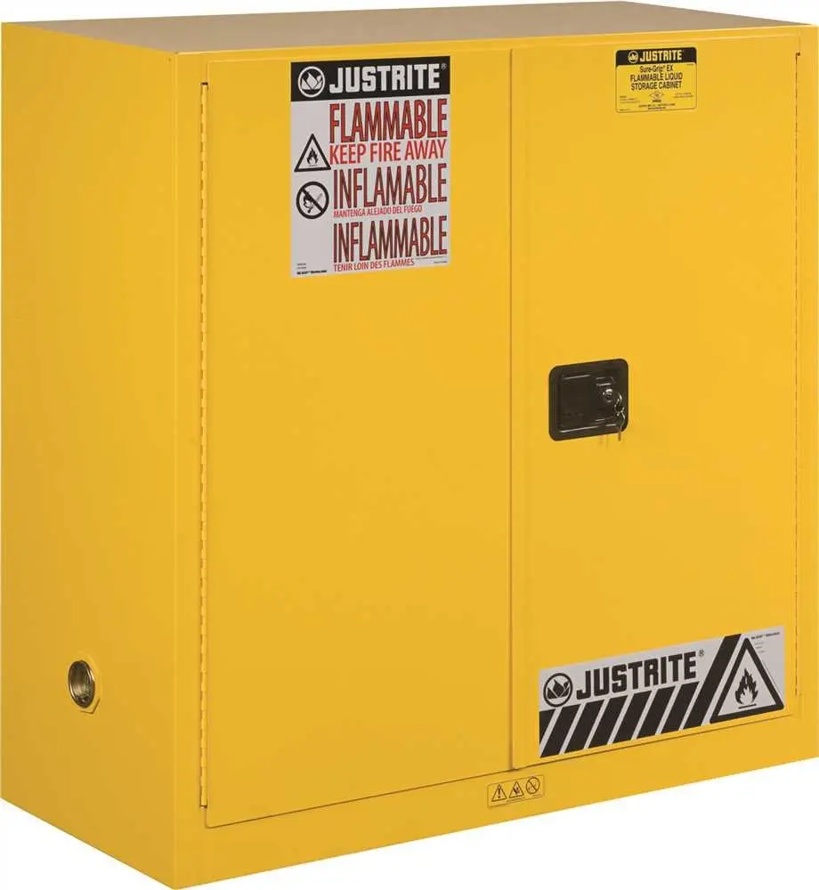 30 Gallons Yellow Safety Cabinet for Flammables | Autobody Solutions, Inc.